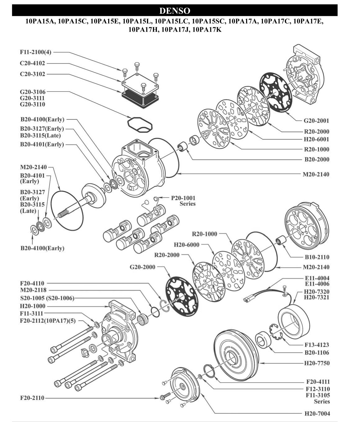 10PA17C DENSO Компресор кондиціонера купити запчастину в офіційному ...